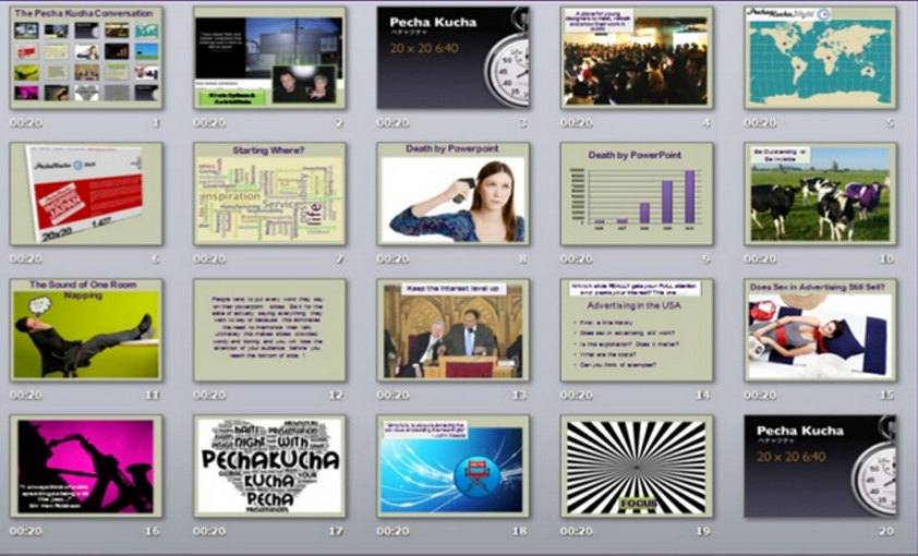 Partager la vision - LE PECHA KUCHA